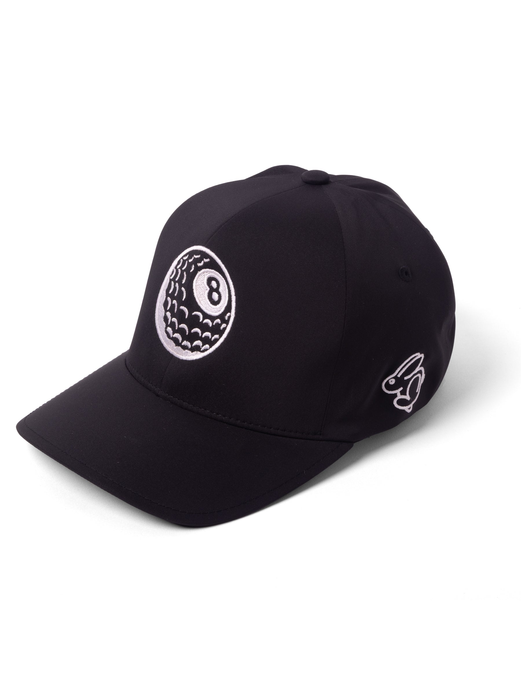 RESORT TECH 8 BALL LOGO BASEBALL CAP BLACK – Resort Sportswear